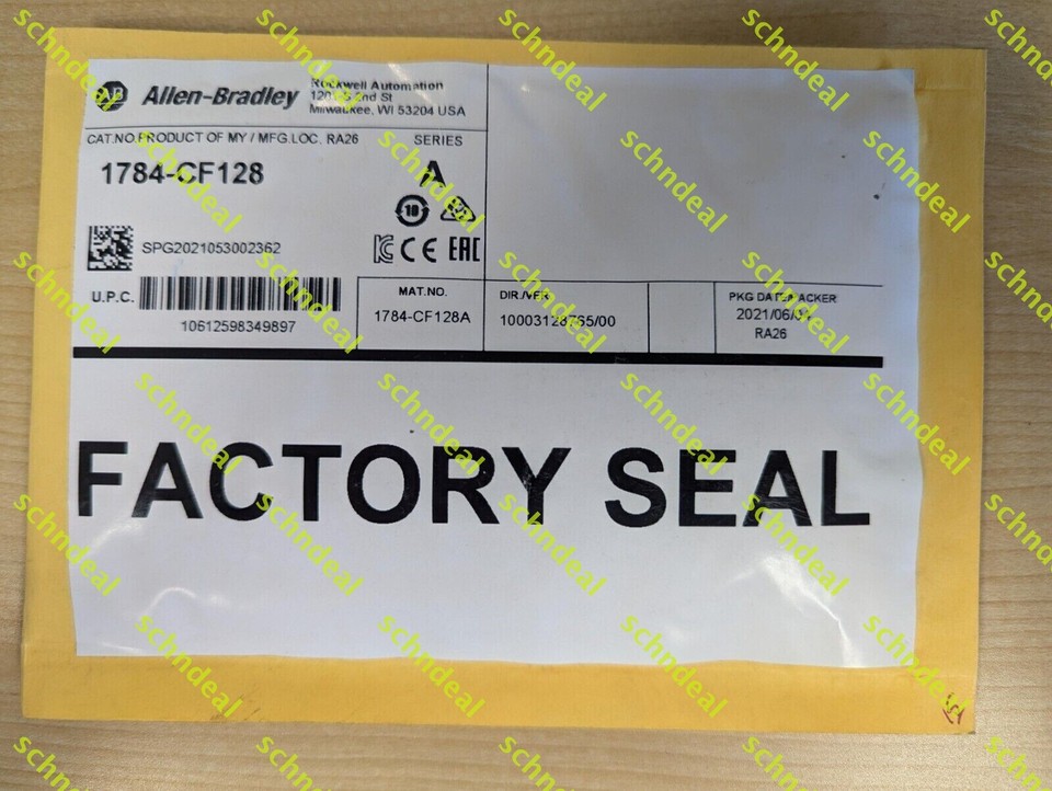 1784-CF128 /A BRAND NEW Allen Bradley Compact Flash Memory Card FREE ...