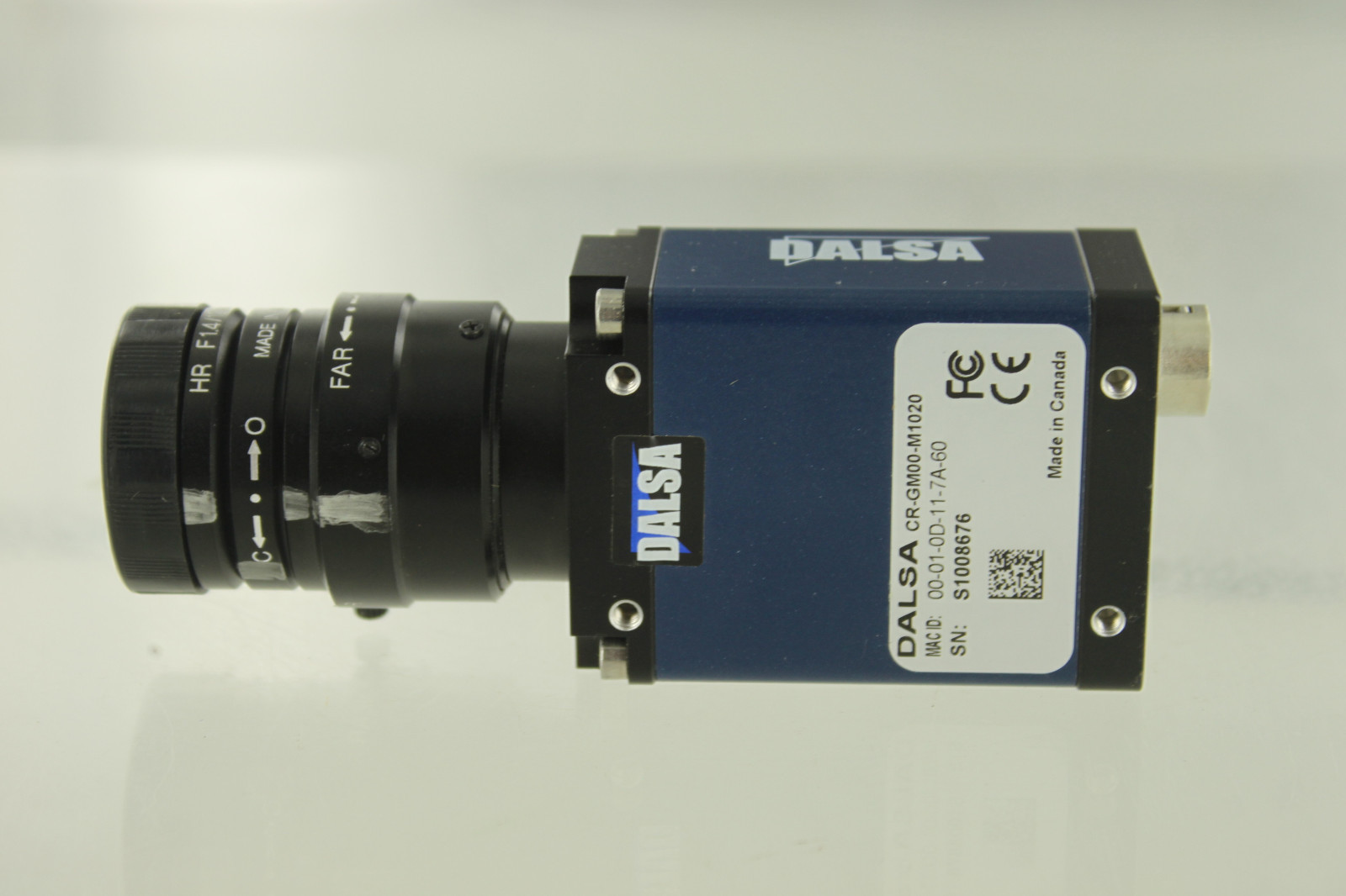 DALSA GENIE CR-GM00-M1020 VIDEO CAMERA w/ LENS | eBay