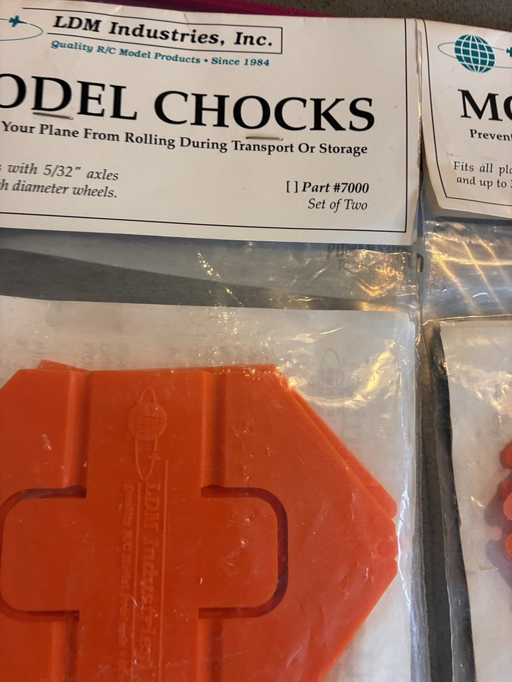 Wheel Chocks For R/c Model Airplane Kit | eBay