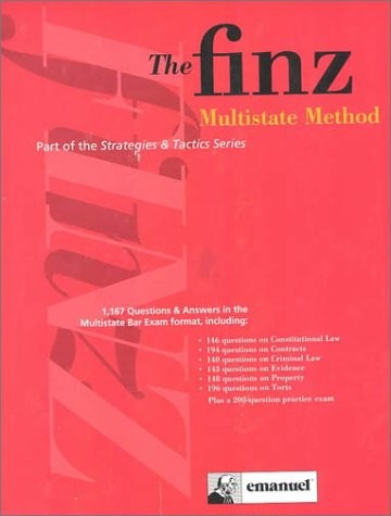 THE FINZ MULTISTATE METHOD (STRATEGIES & TACTICS SERIES) By Steven R ...