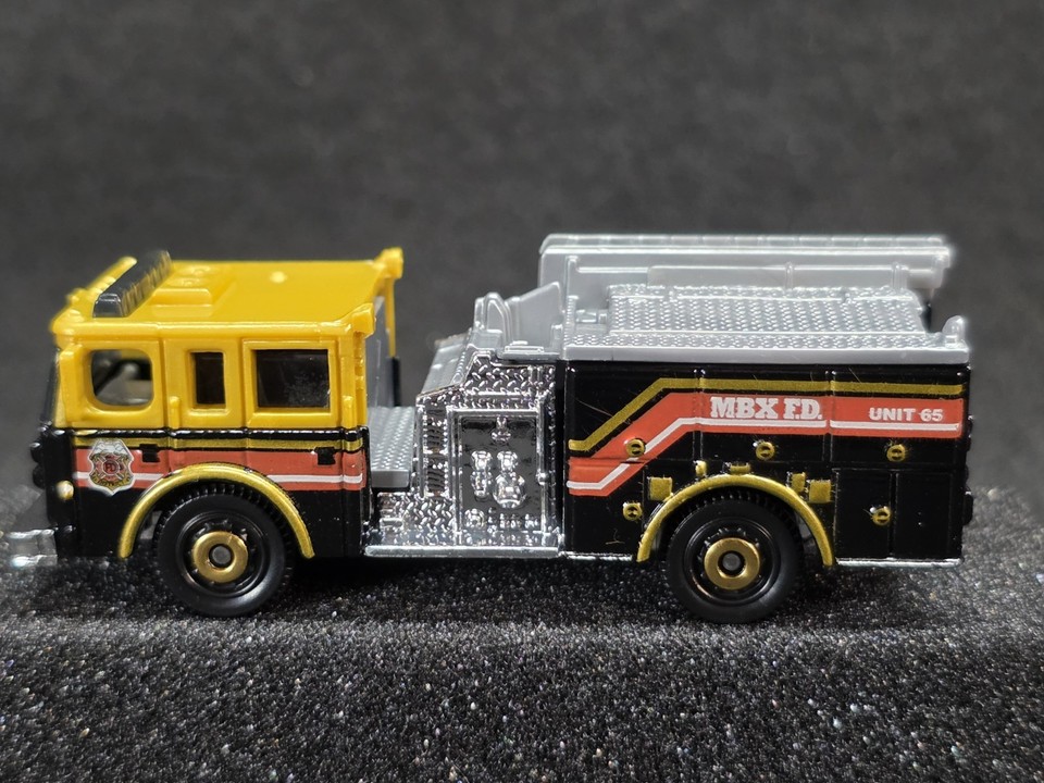 Matchbox 2015 MBX Heroic Rescue Pierce Dash Fire Engine w/ Gold Hubs ...