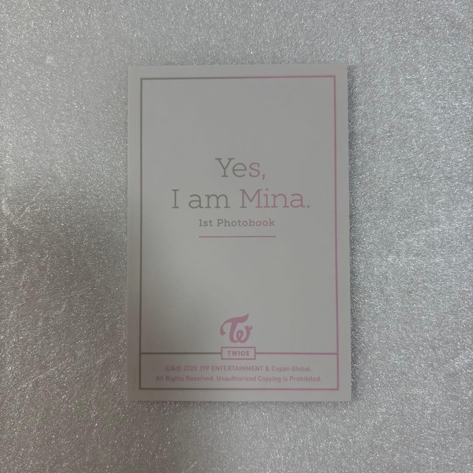 TWICE Mina Trading Card Yes, I am MINA Official Photocard Set of 2 K ...