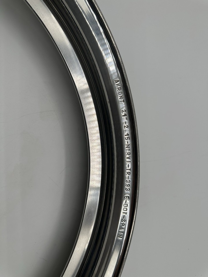 Akront Aluminium Motorcycle Wheel Rim 21”X2.15 Nervi NOS | eBay