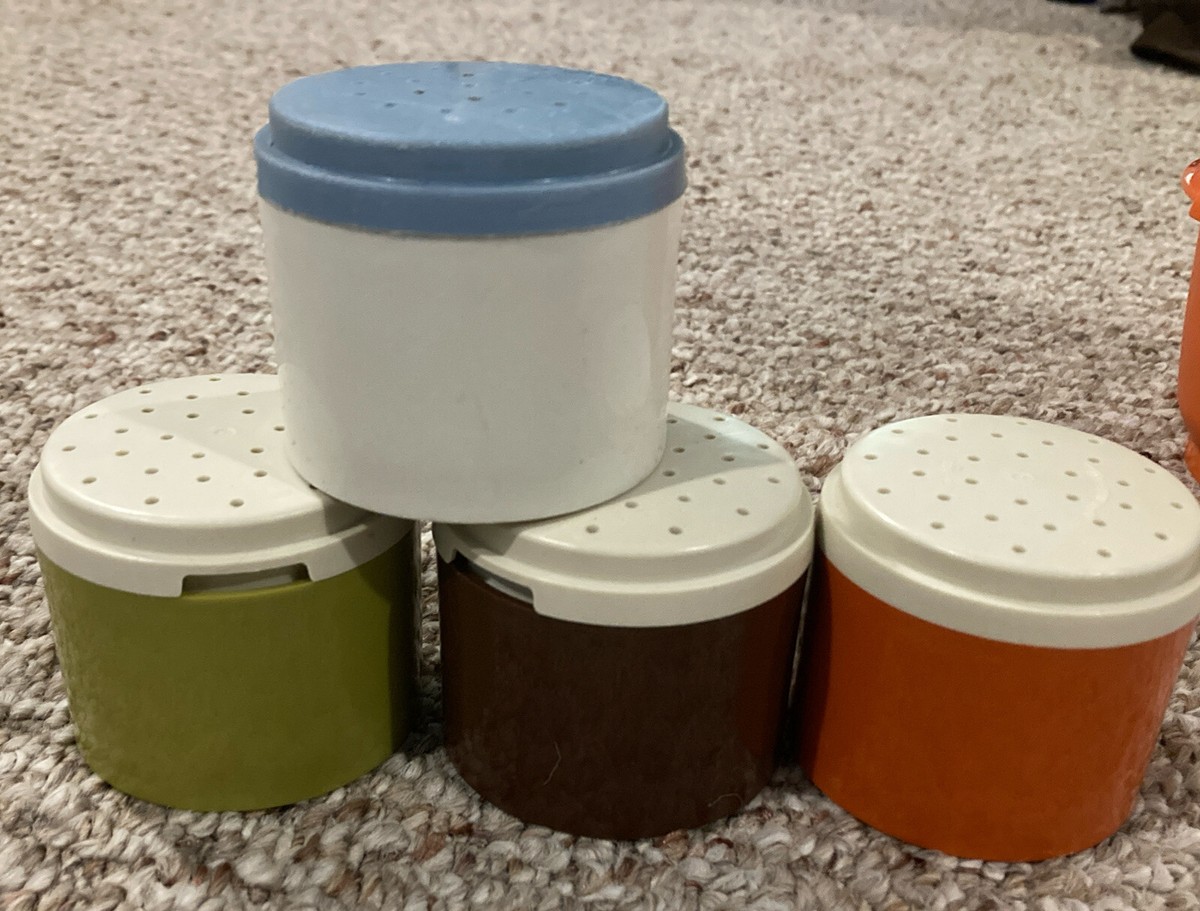 Vintage Tupperware Salt Pepper Container 12 Vintage Tupperware Pieces
