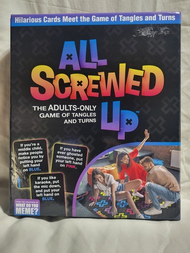 All Screwed Up Adults Only Card Game of Tangles & Turns (Twister Style ...