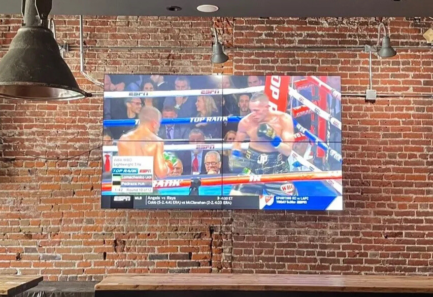 3x2 Video Wall includes (6) NEC X464UNS 46" Ultra Thin Monitors With ...