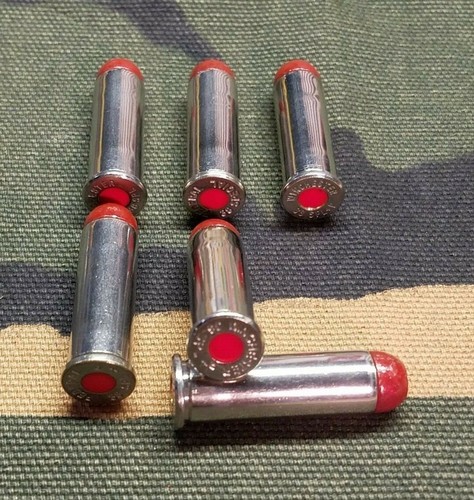 38 SPECIAL SNAP CAPS SET OF 6, RED AND NICKEL, REAL 125gr WEIGHT!!! | eBay