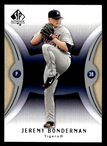 Jeremy Bonderman Detroit Tigers 2007 SP Authentic #69 | eBay