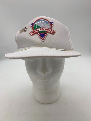 Otto Cap Duray Colorado Vintage Snapback Mesh Trucker Rope Hat White ...