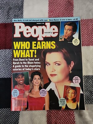 People Mag . Nov 4 1996 , Who Earn What ! , Demi , Yanni , Tiger ...