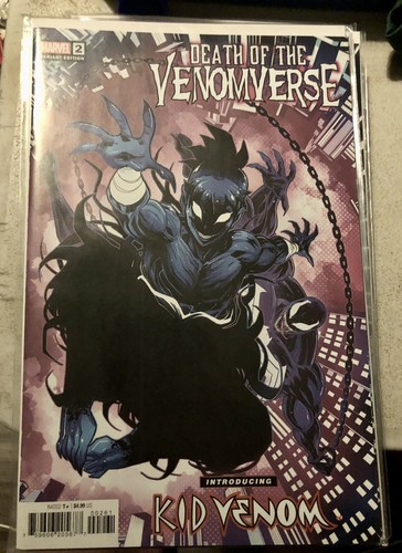 DEATH OF THE VENOMVERSE 2 1st Appearance KID VENOM VARIANT MARVEL ...