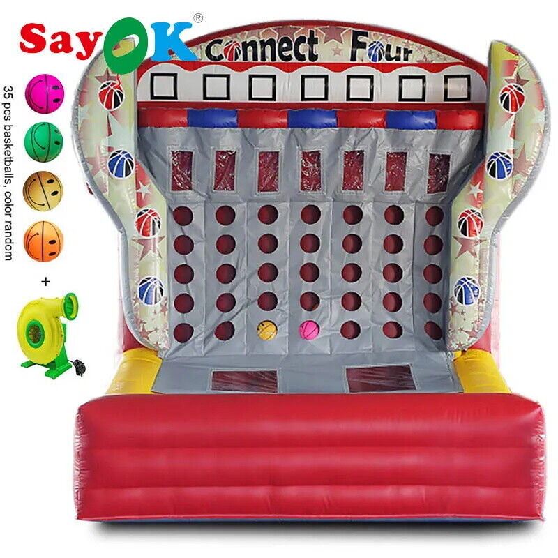Inflatable Basketball Hoop Carnival Game Inflatable Basketball Double ...