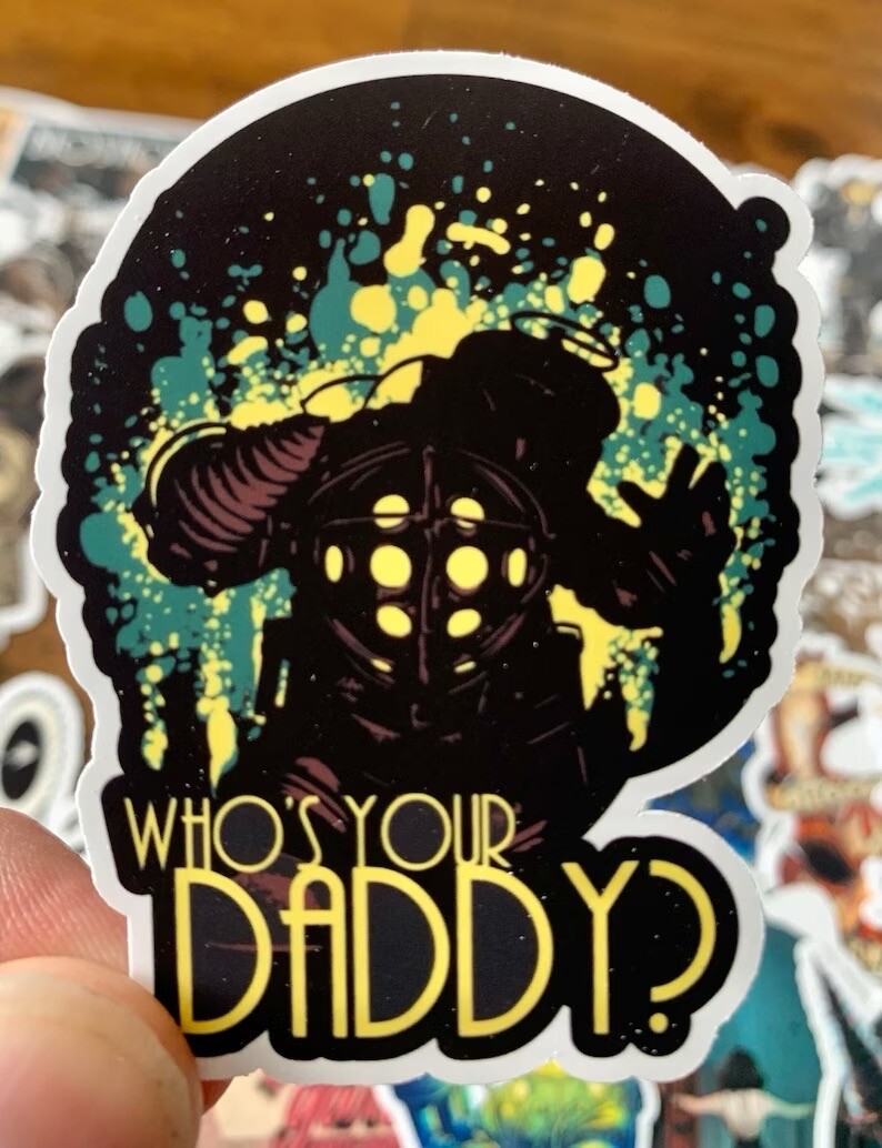 Bioshock Sticker Pack - 25/50 Stickers - Vinyl Decal Infinite Big Daddy ...