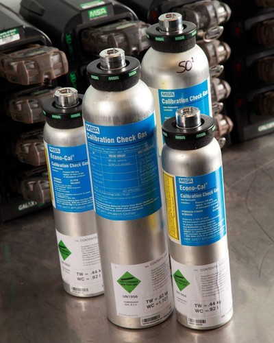 MSA 10048280 Calibration Gas Cylinder (CH4/LEL, O2, CO and H2S ...