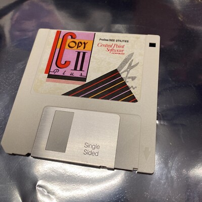 Copy II Plus Central Point Software ProDOS DOS Utilities Apple II 3.5 ...