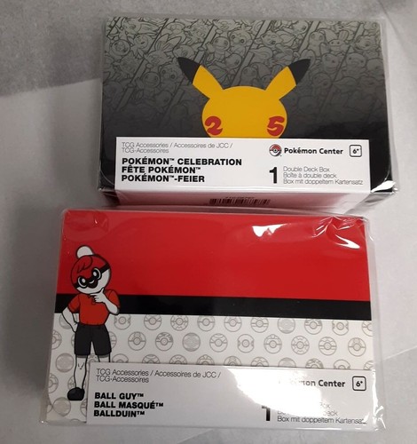 Pokemon Center TCG Accessories Pokémon Celebration 2 Double Deck Boxes ...