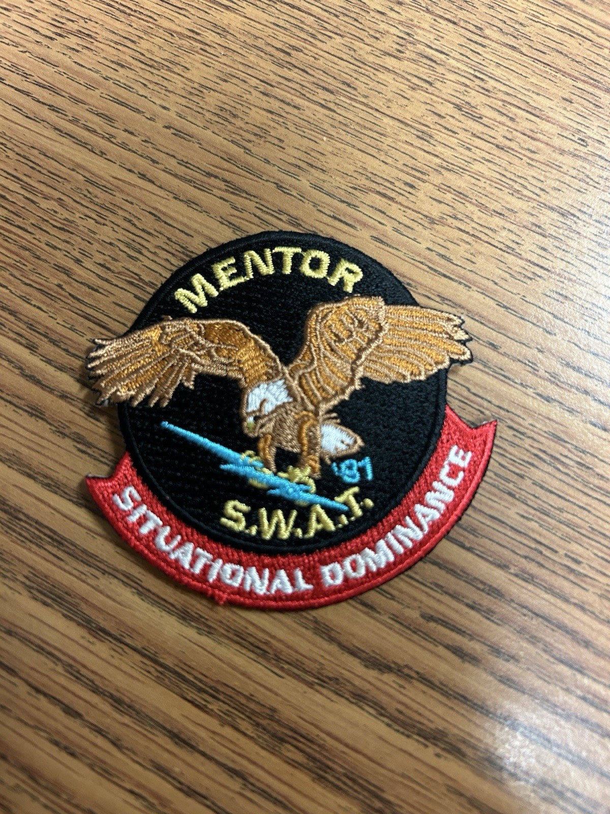 Unused Excellent Mentor Ohio Police SWAT Small Cap Patch | eBay