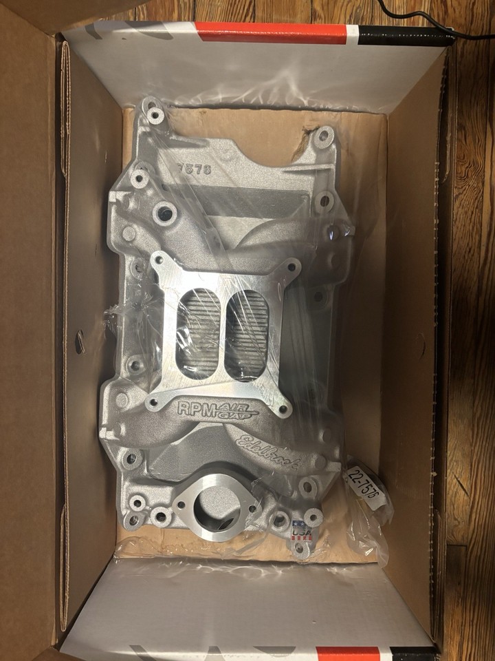 Edelbrock 7576 Intake manifold RPM Air Gap | eBay