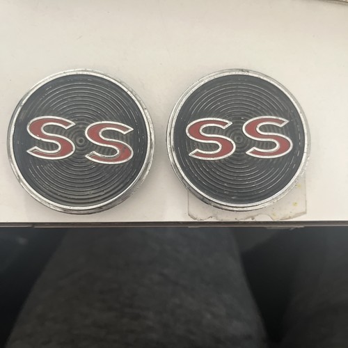 64 Chevy Impala SS Super Sport Door Panel Interior Emblems Pair 1964 ...