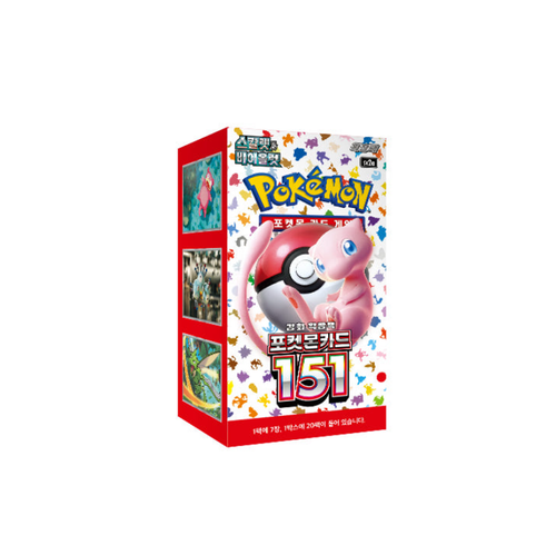 Pokemon Card Scarlet&Violet 151 Booster Box sv2a New Sealed Korean ver ...