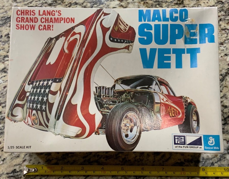 MPC Corvette Chris Lang's Malco Super Vett 1/25 Model Kit No. 1-0752 ...
