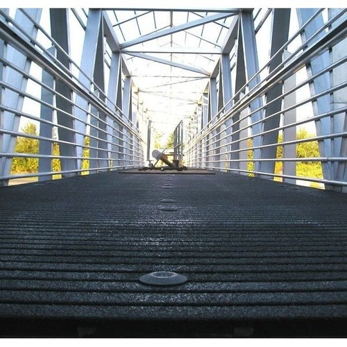 Fibergrate 351090 Fiberglass Pultruded Grating, 96 In Span, Grit-Top ...