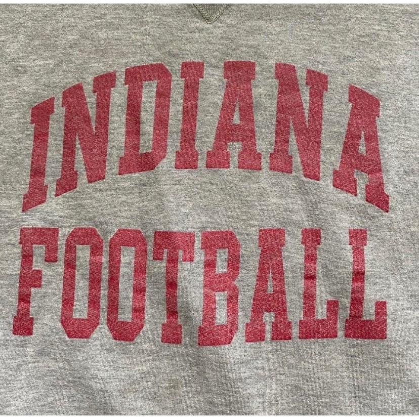 1990s Russell Athletic Indiana Football Faded Crewneck Mens Size XL/XXL ...