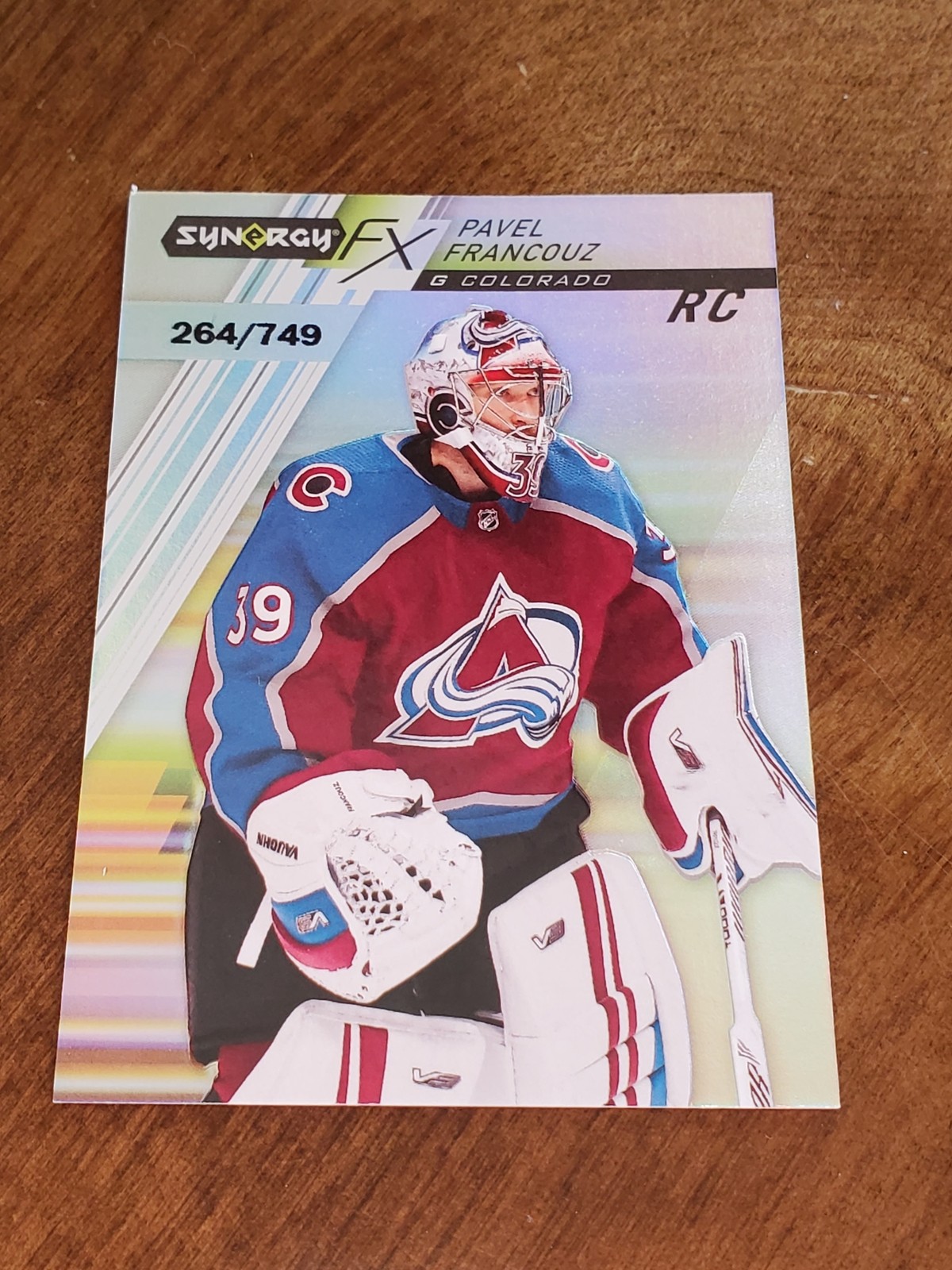 2020-21 Upper Deck Synergy FX Rookies 264/749 Pavel Francouz #FXR-PF | eBay