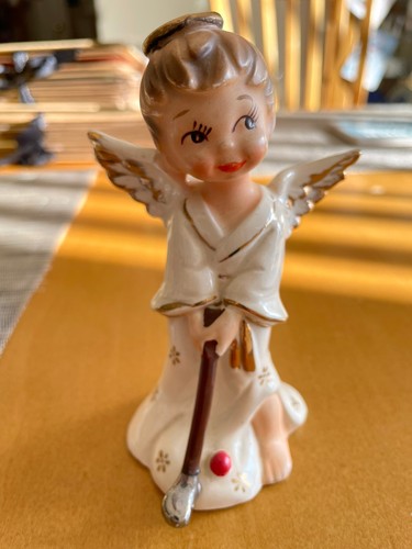 Vintage Napcoware Napco Boy Angel Golfing Figurine C7362 Import Japan ...