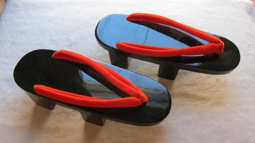 New Japanese Geta Sandals 8 3/4" Long VGC | eBay