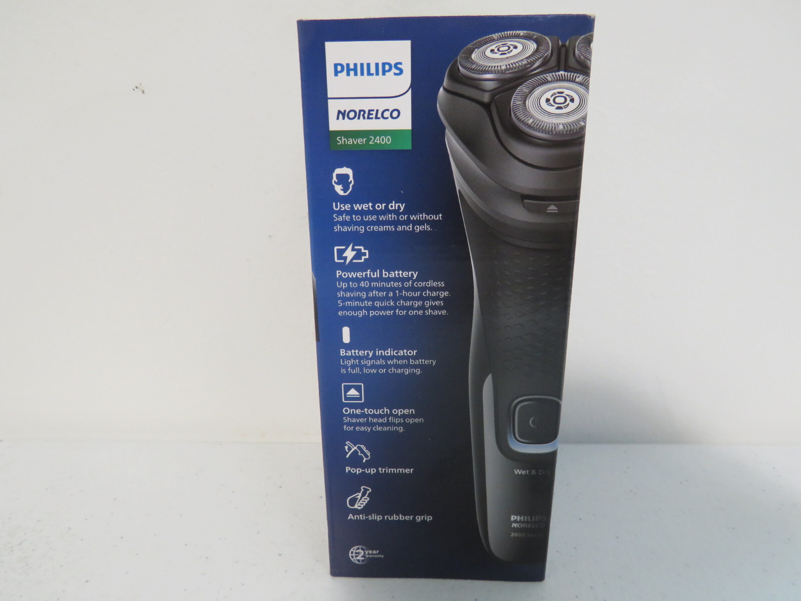 Philips Norelco Shaver 2400 Rechargeable Cordless Electric Shaver NEW ...