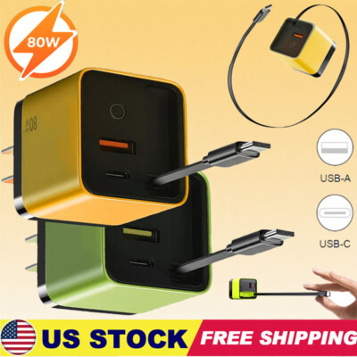 3 In 1 GaN Charger Scalable 80w Max Fast Charger Module With Type C ...