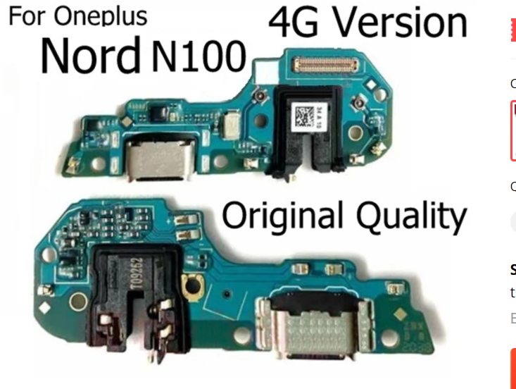 For Oneplus 1+ Nord N100 N10 5G Charger Port Connector Flex Cable ...