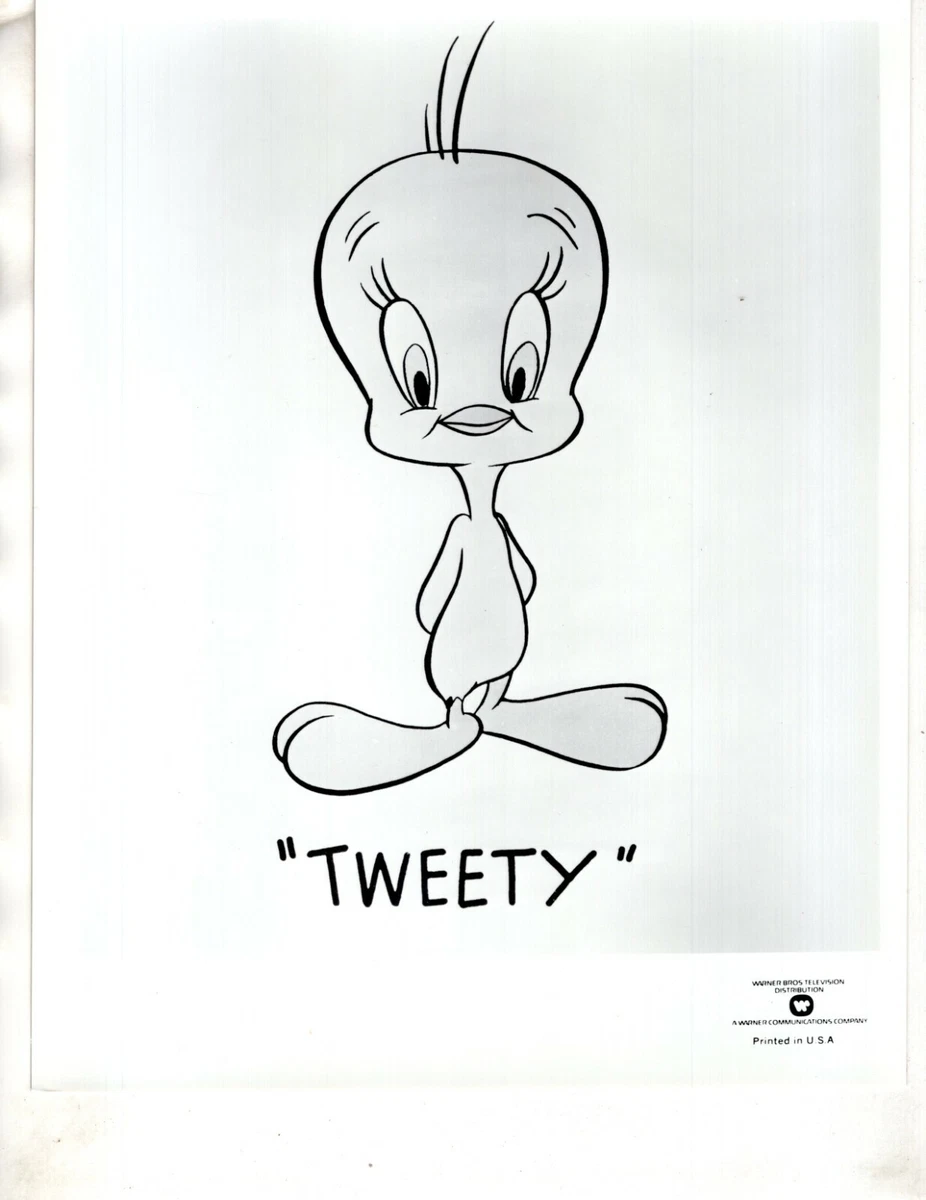 Tweety Bird Black And White