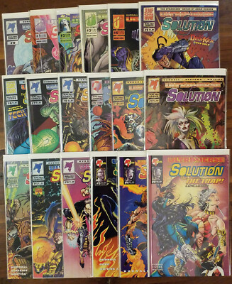 Solution #0, 1-17 (1994 Malibu Comics) Complete First Series Set! 18 ...