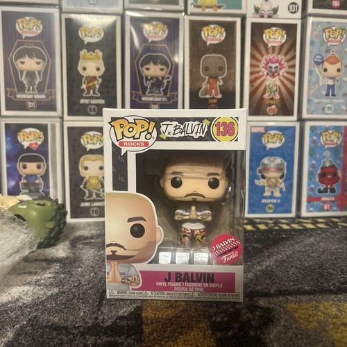 Funko Pop Rocks J Balvin 136 Limited Edition Figure Reggaeton PR ...