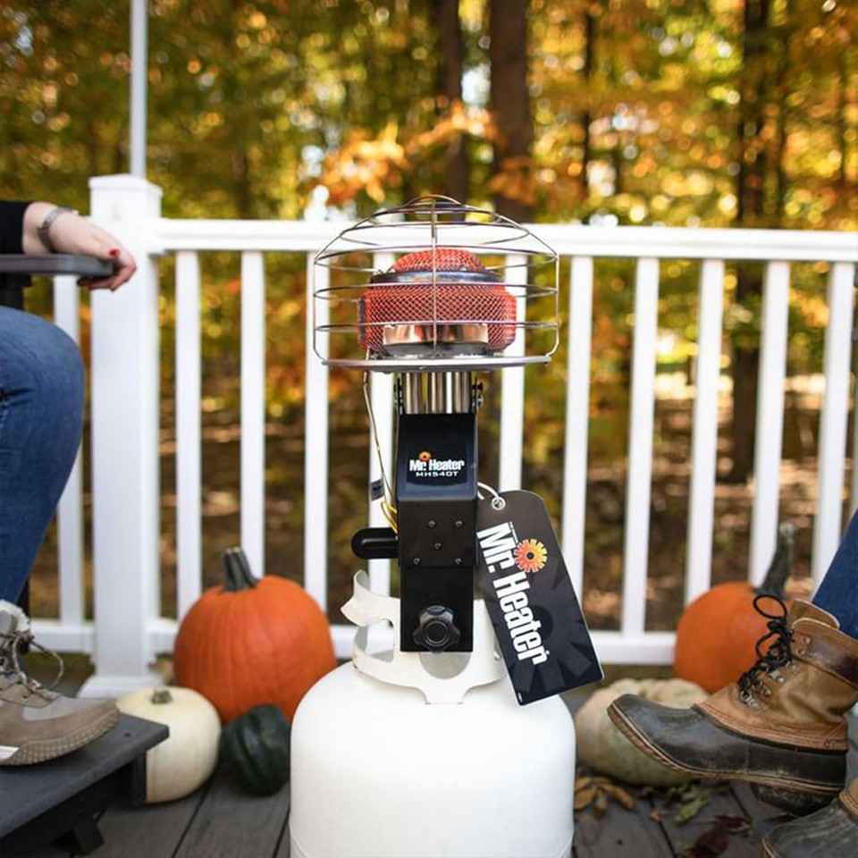 540-Degree 45,000 BTU Tank Top Radiant Propane Heater | eBay