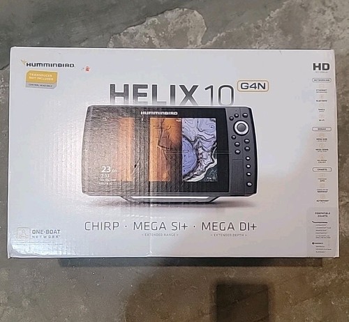 Humminbird Helix 10 Chirp Mega Si+ Gps G4N, No Transducer 411420-1CHO ...