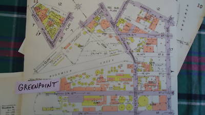 ORIGINAL 1929 GREENPOINT Brooklyn NYC Atlas Map | eBay