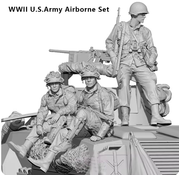 1/35 U.S.Army, Resin Model figure soldiers, WWII Unassembled and ...