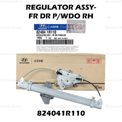 ⭐Genuine⭐ Window Regulator Front RH 824041R110 for Hyundai Accent 2012 ...