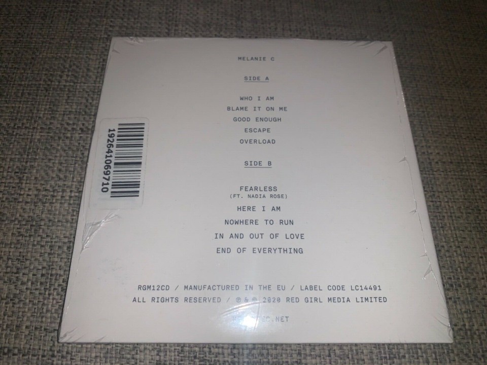 MELANIE C / MEL C - LIMITED HAND SIGNED 10 TRACK CD SPICE GIRLS ...