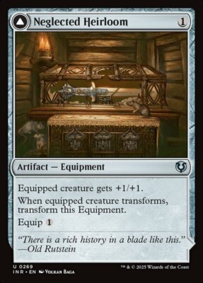 x4 Neglected Heirloom // Ashmouth Blade U MTG Innistrad Remastered M/NM ...