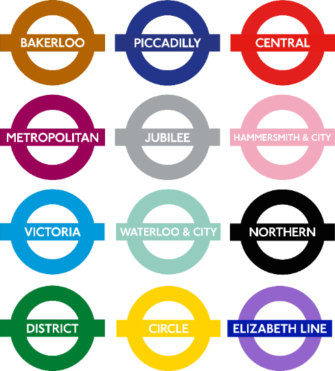 London Underground Tube Line TFL Drawer Door Cupboard Knob Handles ...