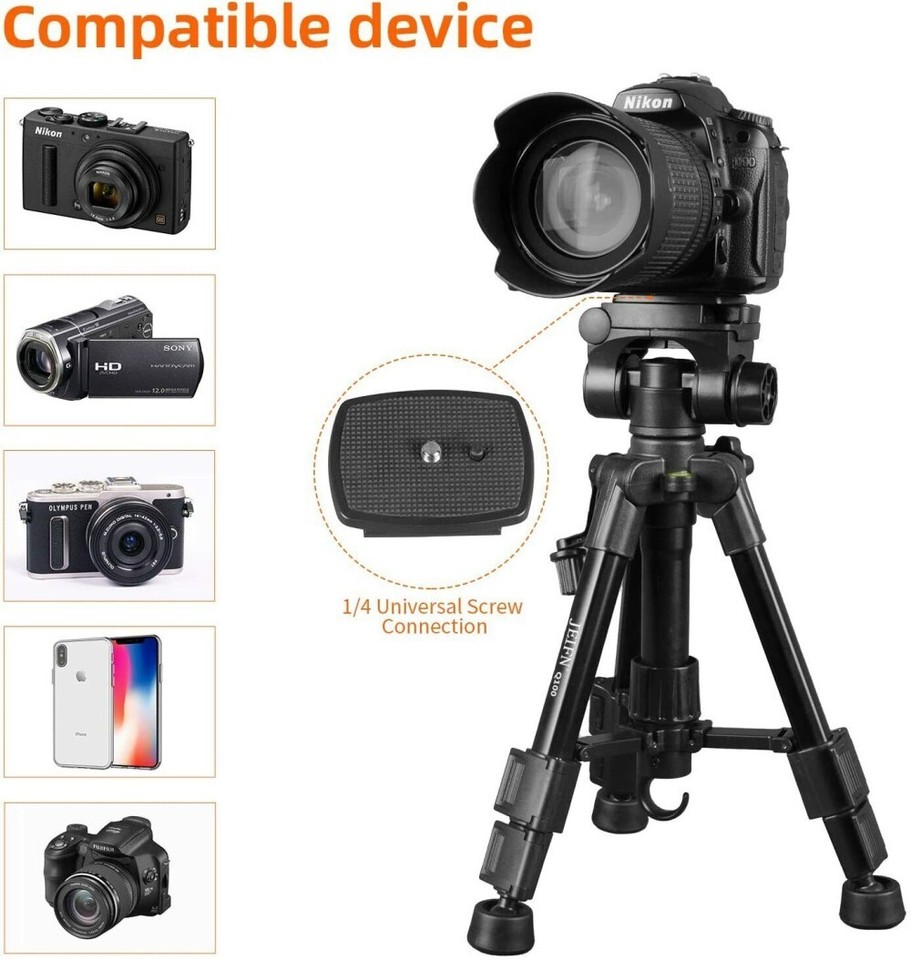 ZOMEI Q100 Mini 20" Tabletop Tripod Travel Stand Fr DSLR Camera Sony ...