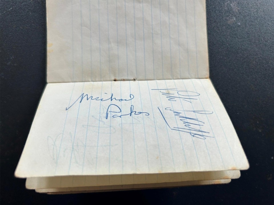Autograph book signed Jim Clark Maston Gregory Hailwood Maggs Ginther ...