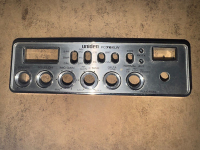 CB RADIO uniden pc76xlw FACEPLATE Front Bezels Replacement swr 40 ...