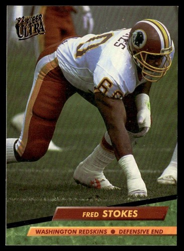 1992 Ultra Fred Stokes Washington Redskins #415 | eBay