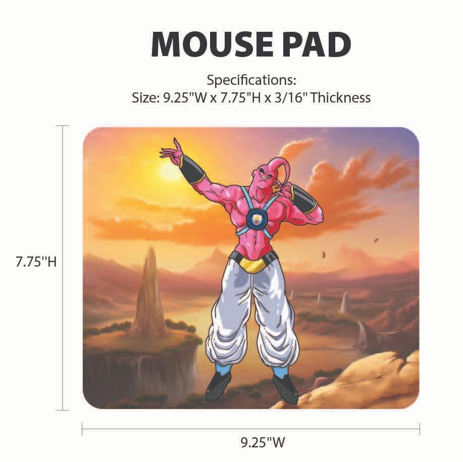 Dragon_Ball_Majin_Buu_Haaland_Mouse_Pad | eBay