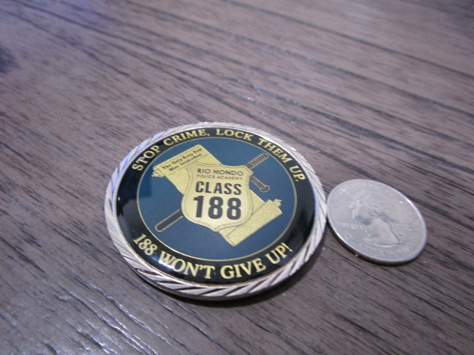 Rio Hondo Police Academy California Challenge Coin #464E (Et) | eBay